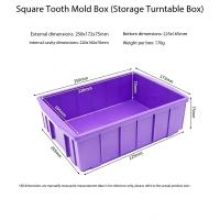 China Quare Dental Model Turnover Box For Lab Storage And Workflow Management for sale