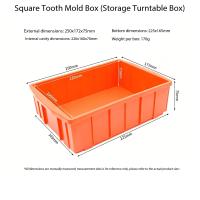 China Quare Dental Model Turnover Box For Lab Storage And Workflow Management for sale