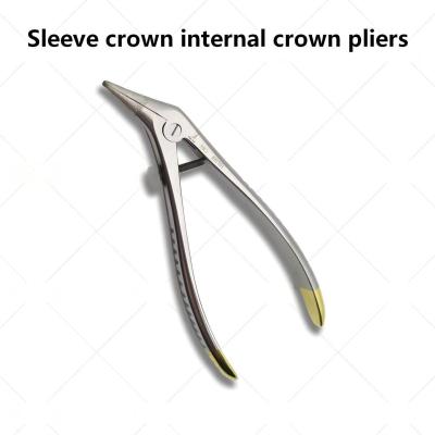China Dental Crown Retrieval Forceps With Diamond-coated Tips For Zirconia Adjustment for sale