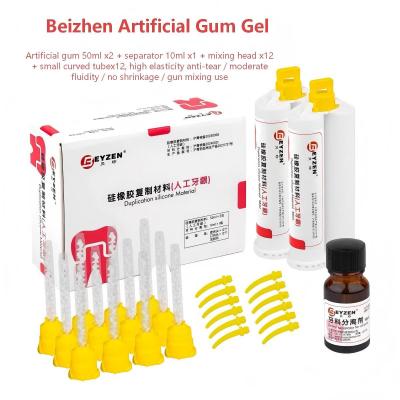 China Dental Gingival Silicone Material for Implant Restoration and Artificial Gum Simulation for sale