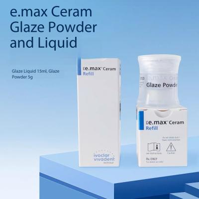 China Ivoclar Ips E.max Ceram Glaze Liquid And Glaze Powder Dental Ceramic Glazing Material For Full Ceramic Crowns And Zirconia Restorations 5g/15ml for sale