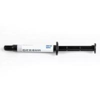 China DENTEX DX.Temp Temporary Filling Material 2.5g Syringe Light Cure Blue Shade Provisional Filling Resin with Mixing Tips for sale