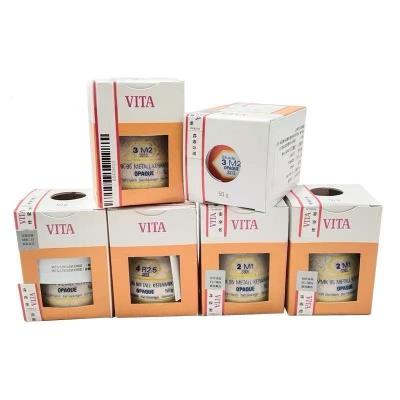 China VITA VMK 95 Metal Ceramic Opaque Powder for Co Cr Ni Cr Framework Masking for sale