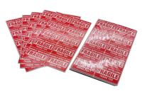 China Self Adhesive Mailing Labels , 2 X 3 Inch Fragile Warning Stickers for sale