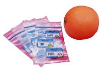 China Mini Grip LDPE Resealable Zip Lock Bags Recyclable and Reusable for sale
