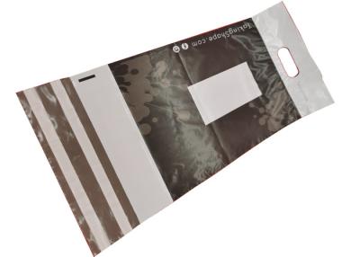 China 50 Micron Poly Mailer Bags two self sealing peel With Handles for sale