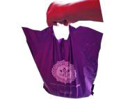 China Lightweight 5mil Flexible Mailing Envelopes Die Cut Handle Bags for sale
