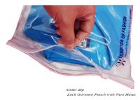 China Garment 16x16 Inch 3 Mil Reclosable Zipper Bags sustainable Recycable for sale