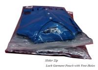 China Frosted CPE EVA Custom ziplockk Clothing Bags Biodegradable Reclosable for sale