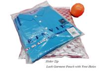 China Frosted CPE EVA Custom ziplockk Clothing Bags Biodegradable Reclosable for sale