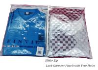 China Frosted CPE EVA Custom ziplockk Clothing Bags Biodegradable Reclosable for sale
