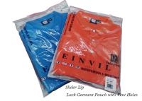 China Frosted CPE EVA Custom ziplockk Clothing Bags Biodegradable Reclosable for sale