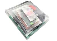 China Frosted CPE EVA Custom ziplockk Clothing Bags Biodegradable Reclosable for sale