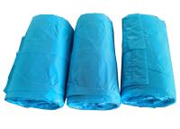 China Biodegradable Blue HDPE Diaper Waste Bags with light fragrance for sale