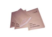 China Kraft Bubble PBAT Biodegradable and Compostable Bags With Self Sealing for sale
