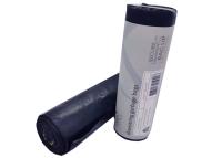 China 500x600mm 30 Micron 1.2 Mil Recyclable Reusable Bags Drawstring Black Bin Bags for sale