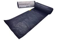 China 500x600mm 30 Micron 1.2 Mil Recyclable Reusable Bags Drawstring Black Bin Bags for sale