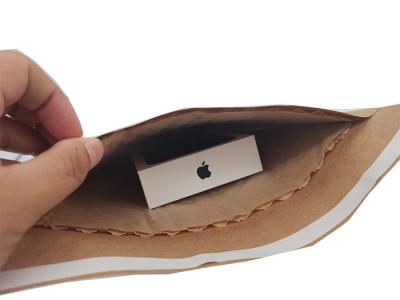 China No Plastic Opaque Eco Friendly Padded Mailers 100% Recycled Kraft Paper for sale
