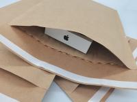 China No Plastic Opaque Eco Friendly Padded Mailers 100% Recycled Kraft Paper for sale