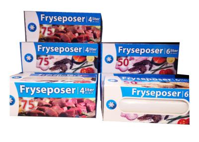 China Clear Poly 1 Gallon Food Storage Freezer Bags With Recyclable Material for sale