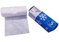 China Food Freezer Clear LDPE Recyclable Reusable Bags Flat Bottom Seal for sale