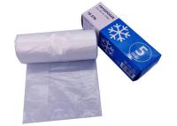 China Food Freezer Clear LDPE Recyclable Reusable Bags Flat Bottom Seal for sale