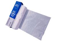 China Food Freezer Clear LDPE Recyclable Reusable Bags Flat Bottom Seal for sale