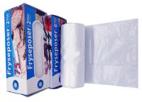 China Food Freezer Clear LDPE Recyclable Reusable Bags Flat Bottom Seal for sale
