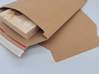China Kraft Brown 9.5x13.5inch Eco Friendly Rigid Mailers For Shipping Books for sale