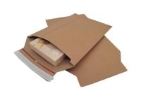 China Kraft Brown 9.5x13.5inch Eco Friendly Rigid Mailers For Shipping Books for sale