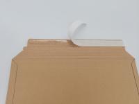China 350x250mm 350gsm Eco Friendly Rigid Mailers Corrugated Cardboard Mailers for sale