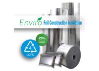 China Metallic 24in X 10ft Foil Bubble Wrap Insulation Waterproof Two layers for sale