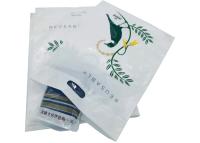 China Reusable and Recyclable Heavy Duty White Poly LDPE Reinforced Die Cut Handle Retail Boutique Shopping Bags for sale