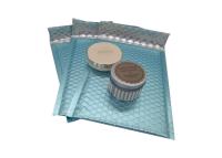 China 6x9inch Poly Metallic Bubble Wrap Envelopes Ice Blue Color for sale