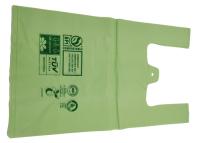 China Singlet Shape 1 MIL Kitchen Waste Bags Biodegradable Trash Can Liners for sale