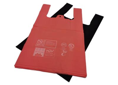 China Singlet Shape 1 MIL Kitchen Waste Bags Biodegradable Trash Can Liners for sale