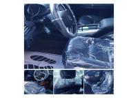 China Clear Poly 130x80cm Recyclable Reusable Bags Disposable Car Seat Covers for sale