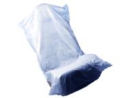 China Clear Poly 130x80cm Recyclable Reusable Bags Disposable Car Seat Covers for sale