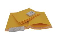 China 105gsm Golden Kraft Bubble Padded Mailers Cushioned Mailing Envelopes for sale