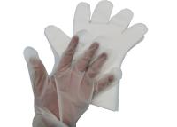China Ivory White Compostable Food Prep Gloves ASTM D6400 For Food Handling for sale