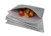 China 3mm Chilled Food Packaging Aluminium Foil Laminated Bags With Self Sealing for sale