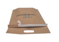 China Brown Kraft 12x16 Inch Recycled Paper Bags With Handles Eco Friendly for sale