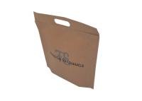 China Brown Kraft 12x16 Inch Recycled Paper Bags With Handles Eco Friendly for sale
