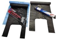 China 22 Inches Recyclable Reusable Bags Plastic Vest Carrier Bags Bottom Heat Seal for sale