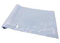 China 1.5 Mil 38 Micron Recyclable Reusable Bags With Die Cut Handle for sale