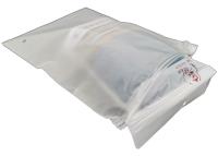 China Re-closable Soft Opaque CPE Slider Zip Lock Garment Bags Slider Lock CPE Poly Bags for Food Storage and Apparel for sale