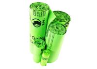 China Trash Bags ASTM D6400 Plastic Free Packaging 25 Gallon Compostable for sale