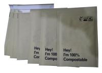 China EcoMailer OEM Plastic Free Packaging 100% Biodegradable Kraft Bubble Mailers for sale