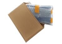 China Corrugated 28pt 550gsm Kraft Mailing Box Self Sealing for sale