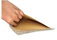 China Self Seal High Slip Kraft Corrugated Mailers For Offices Home Schools for sale